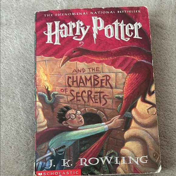 Scholastic | Other | Scholastic Red And Blue Harry Potter Book | Poshmark